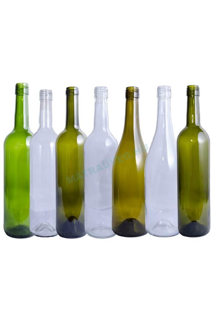 Boros üvegek - Üveg-Gyöngy Mátra Kft